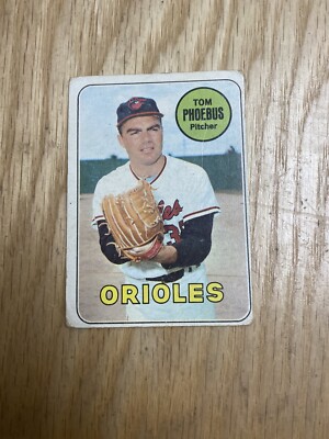 1969 Topps Baseball Tom Phoebus Baltimore Orioles Card #185 | eBay