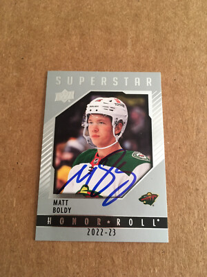 Matt Boldy signed 2022-23 Upper Deck Series 1 - Honor Roll #HR-26 | eBay