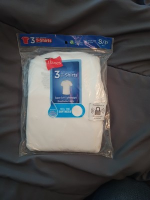 NWT - Hanes Boys White 3 Pack Undershirt T-Shirts, Size S 6/8 ...