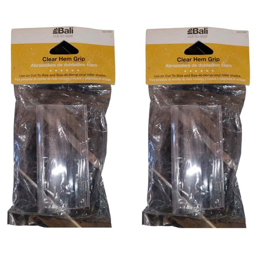 2 Bali Roller Shade Hem Grips, Clear + Free Shipping | eBay