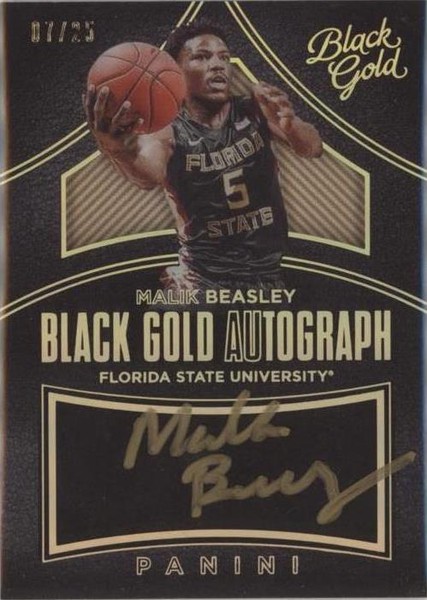 2016-17 Panini Black Gold Collegiate - Autograph Gold #175 Malik ...