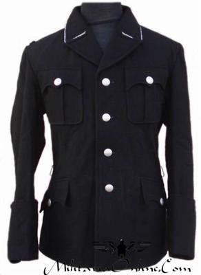 WW2 German M32 Black Officer Uniform Inclu Trousers S/M/L/XL/XXL/XXXL ...