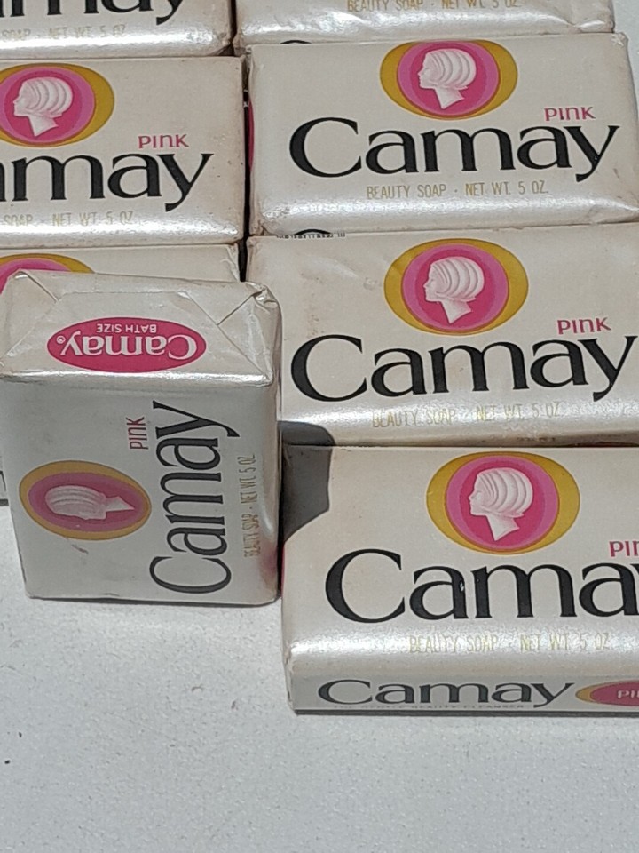 Three [3] Camay Pink Beauty Bar Soap 5oz Bath Size Sealed USA NOS 1970 ...