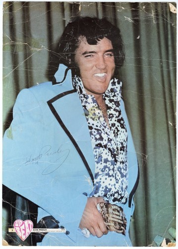 Elvis Presley King of Rock & Roll Signed Autograph Large Photo Poster ...