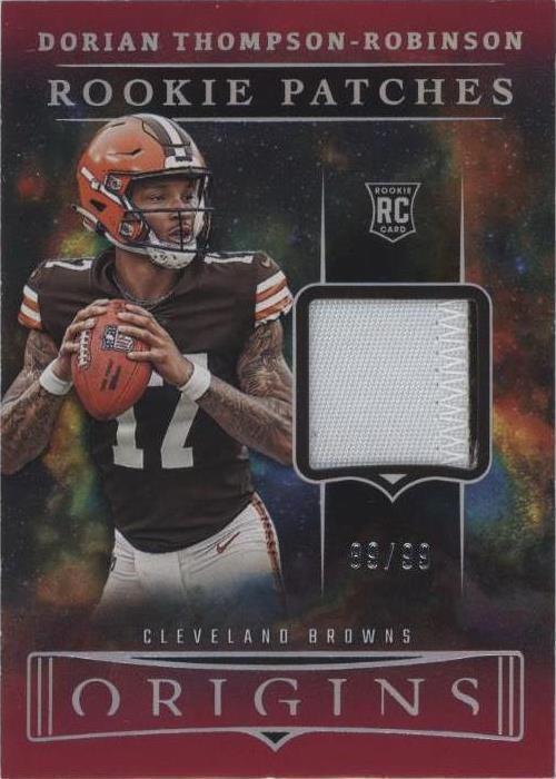 2023 Panini Origins - Rookie Patches Dorian Thompson-Robinson #RP-DTR ...