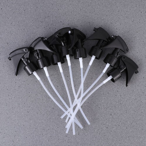 8 Pcs Nozzle Dispenser Replacement Spray Bottle Sprayer Black Trigger ...