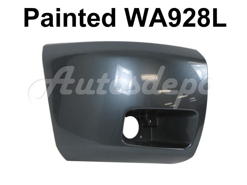 Painted WA928L Front Bumper End Cap Set For 2007-2013 Silverado 1500 w ...