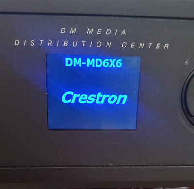 Crestron Electronics DM-MD6X6 DigitalMedia Distribution & 4 DM Room ...