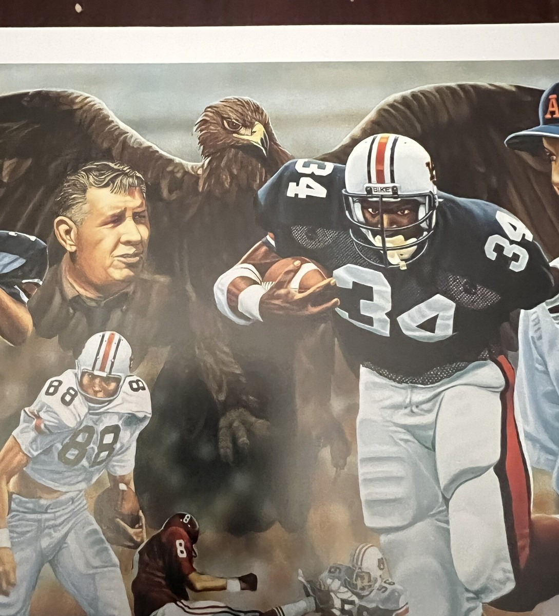 Bo Jackson Auburn Drawing