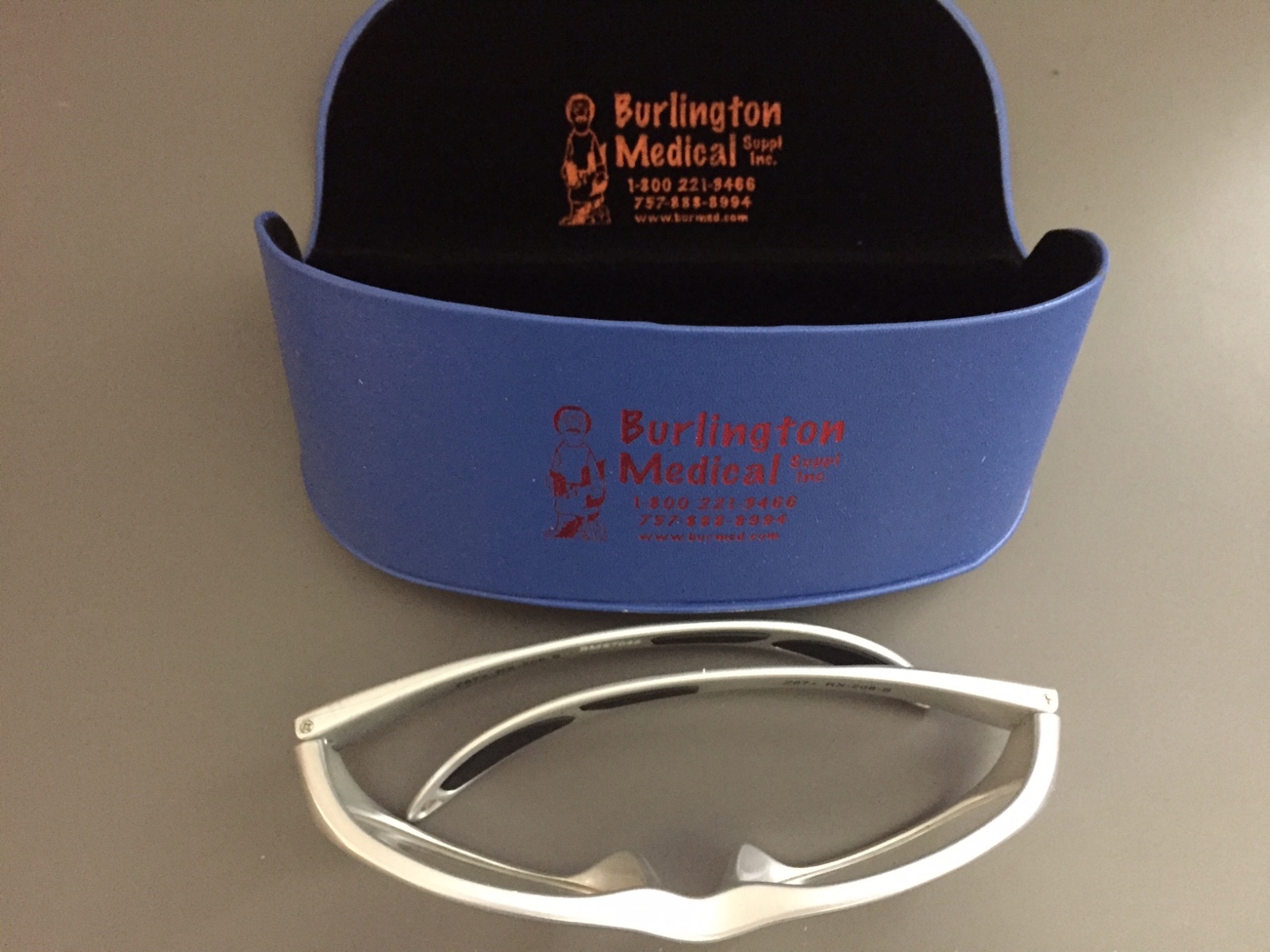 Brand New Burlington Medical Lead Glasses - Silver | eBay