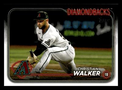 2024 Topps Christian Walker #63 Arizona Diamondbacks Series 1 Baseball ...
