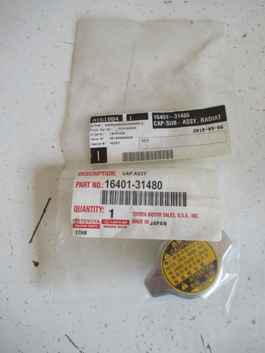 OEM Toyota 1640131480 Cap Sub-assy Radiator 16401-31480 for sale online ...