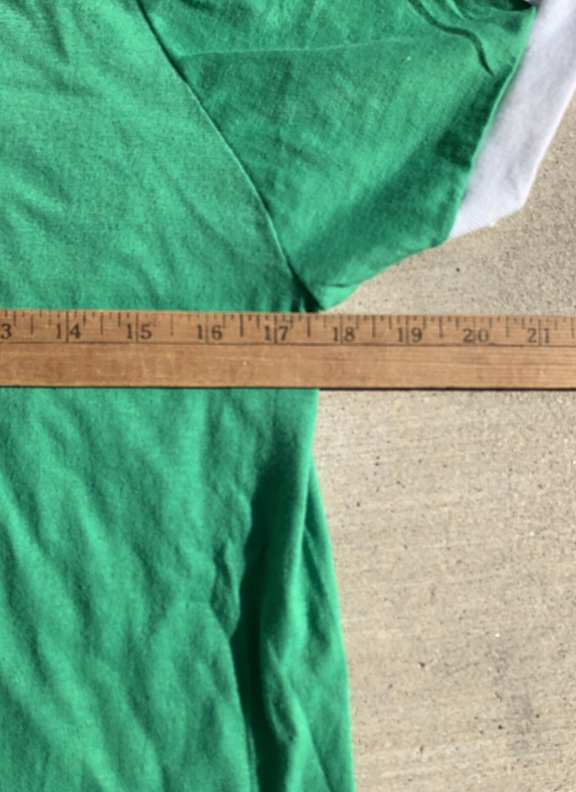 Vintage Wrights T Shirt Short Sleeve V Neck Ringer Tee Made In USA Size ...