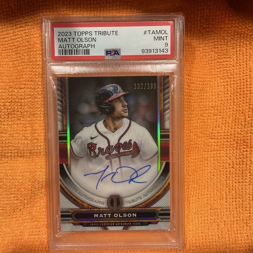 Matt Olson 2023 Topps Tribute #TAMOL Autograph 132/199 Atlanta Braves ...