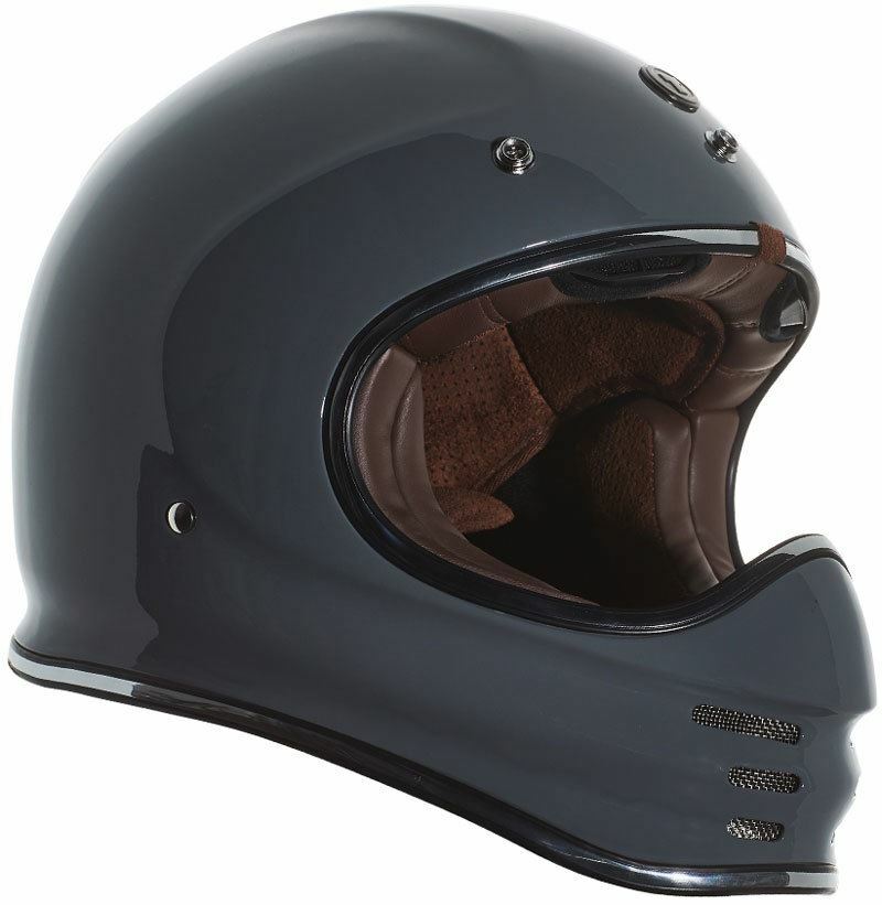 Torc T3 Retro Moto Helmet - Nardo Grey - X-Small | eBay