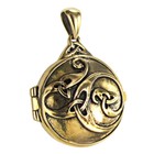 Bronze Celtic Swirl with Hidden Pentacle Wicca Pentagram Locket by ...