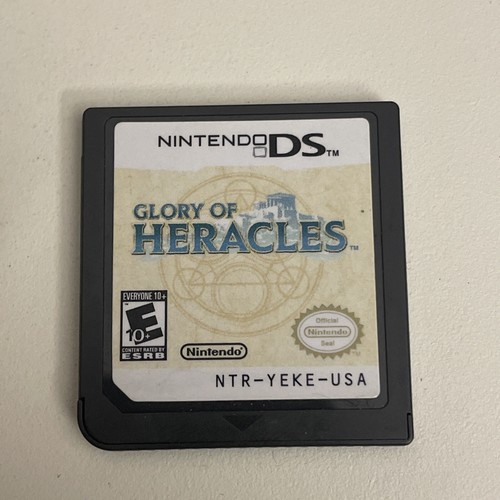Glory of Heracles (Nintendo DS, 2010) Game Cartridge Only. Tested And ...