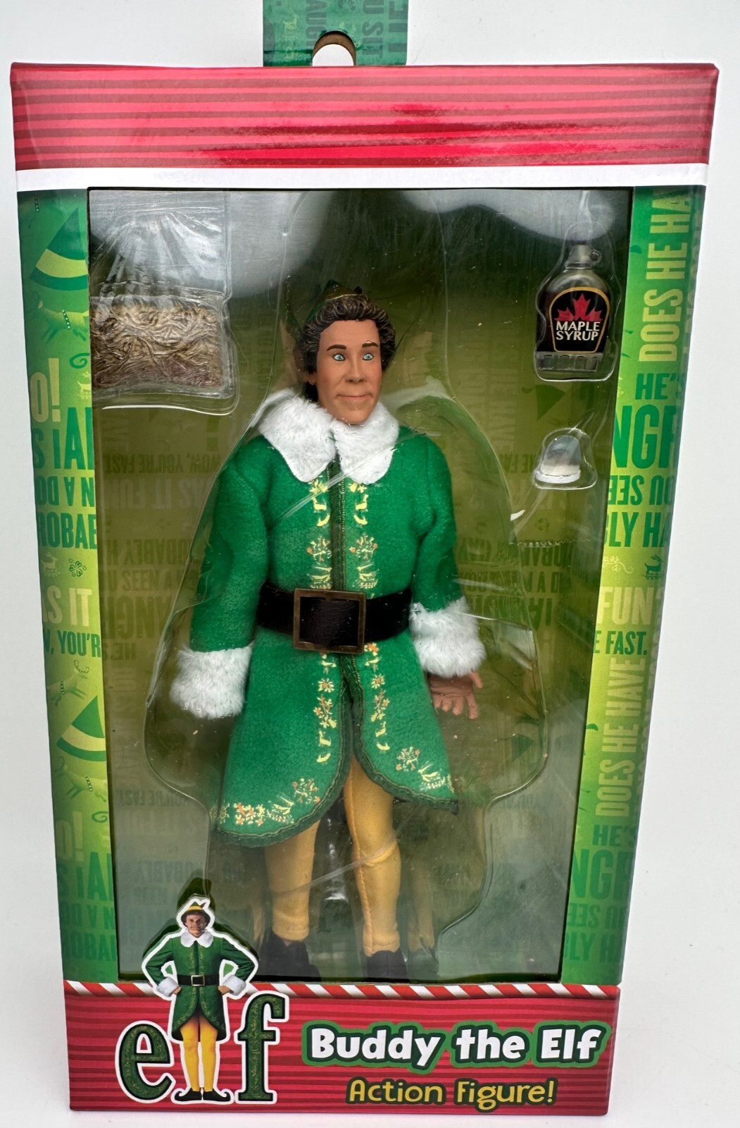 NECA Elf The Movie Buddy the Elf 8" Clothed Figure New Sealed Free ...