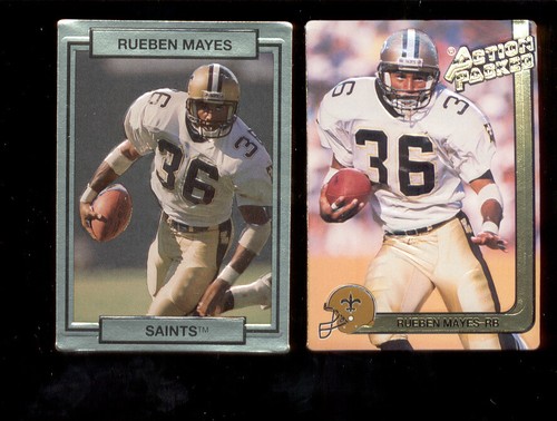 1990 & 1991 Action Packed REUBEN MAYS New Orleans Saints Card Lot | eBay