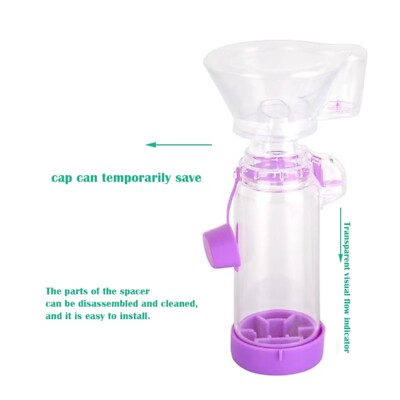 Portable separator for kids and adults includes 1 mask, purple new and ...