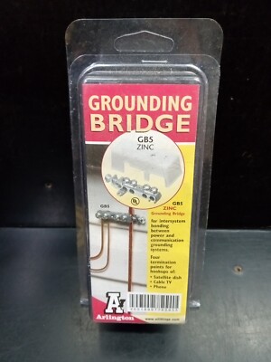 Arlington GB5 Grounding Bridge Intersystem Zinc Four Termination Points ...