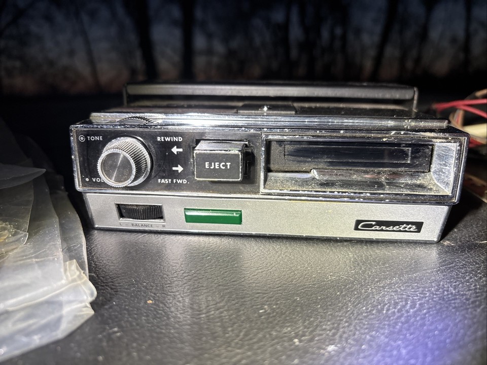 Very Rare Vintage “Carsette” Cassette Player Appears Never Used w ...