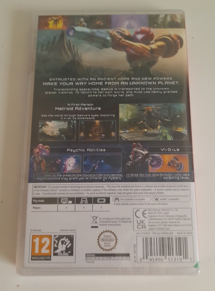 BRAND NEW + SEALED METROID PRIME 4 BEYOND NINTENDO SWITCH - FREE ...