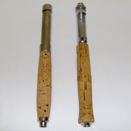 (2) VINTAGE UN-MARKED CORK FISHING ROD HANDLES ~ NICE! | eBay