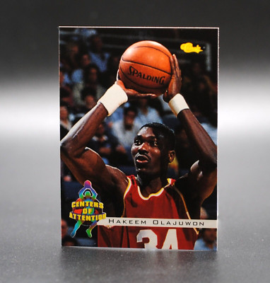 1994 Classic NBA Draft HAKEEM OLAJUWON Centers of Attention Card #70 ...