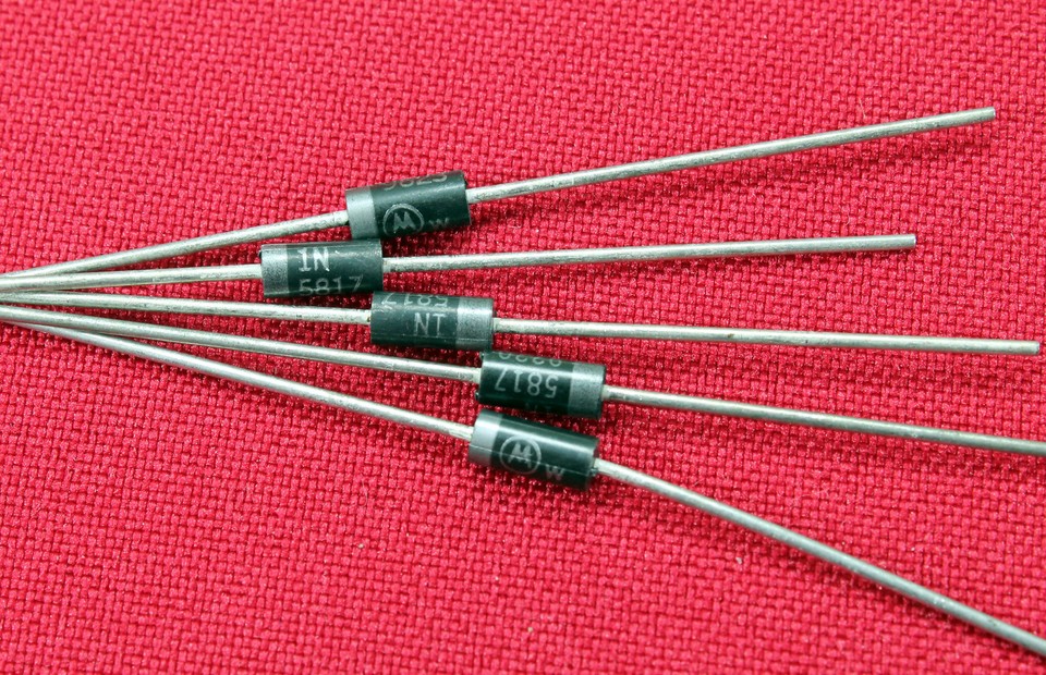 1N5817 MOTOROLA DIODE SCHOTTKY 20V 1A AXIAL IN5817 | eBay