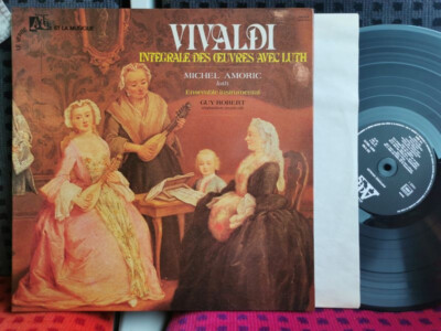 VIVALDI: Works for lute Amoric Robert / Adès stereo LP France exc | eBay