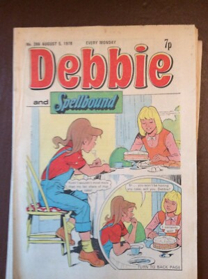 Vintage Comic Debbie No 286 August 5th 1978;box C | eBay