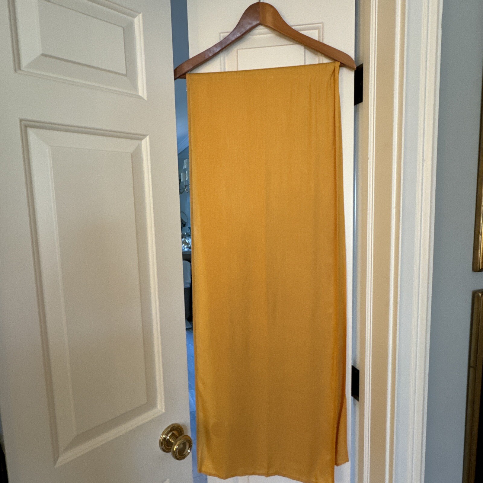 Rare House Of BIJAN Bright Yellow Cashmere Shawl Scarf! | eBay