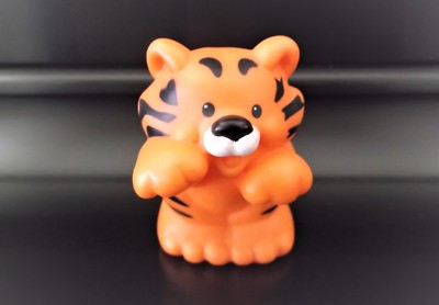 FP Fisher Price Tiger Figure Jungle Zoo, Orange Black Stripe Little ...