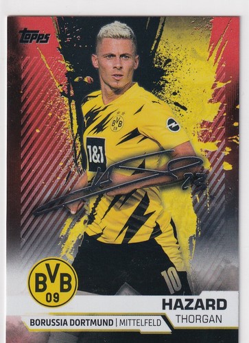 Topps Bvb Borussia Dortmund Team Lot Numéro 22 Thorgan Hazard # 358/499 ...