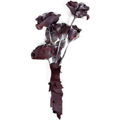 Corpse Bride Bouquet Black Rose Fancy Dress Up Halloween Costume ...