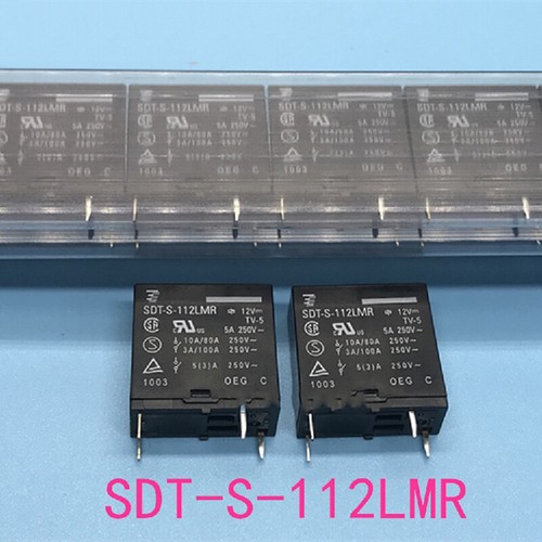 10Pcs TYCO SDT-S-112LMR 12VDC 5A 250VAC Power Relay 4 Pins | eBay