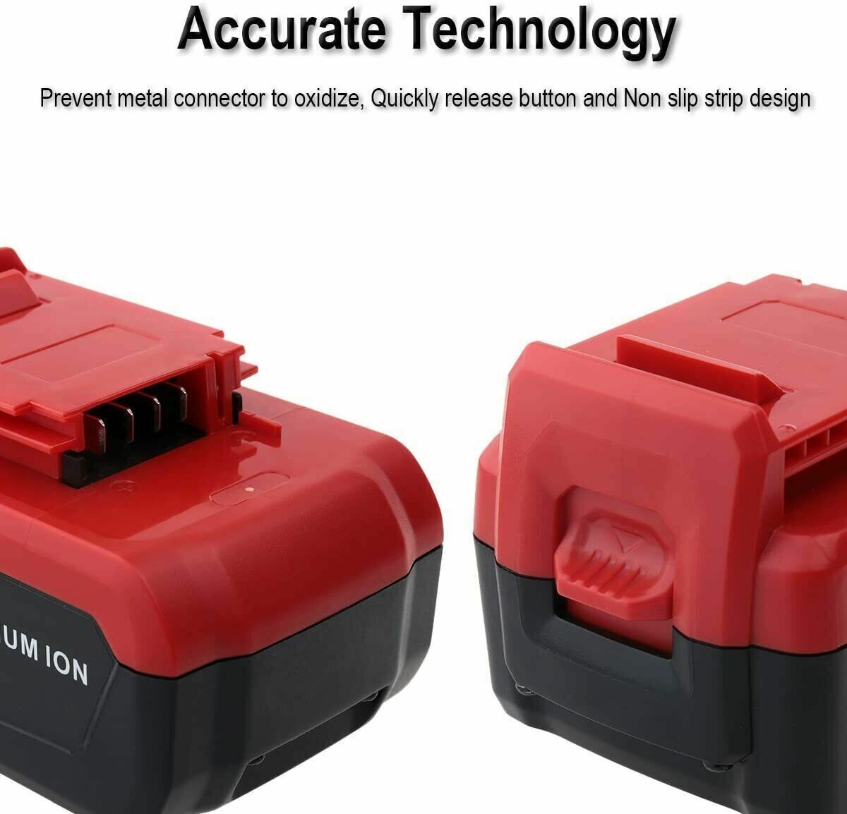 18V 6.0Ah Lithium-Ion Battery for Porter Cable 18Volt PC18B PC18BL ...