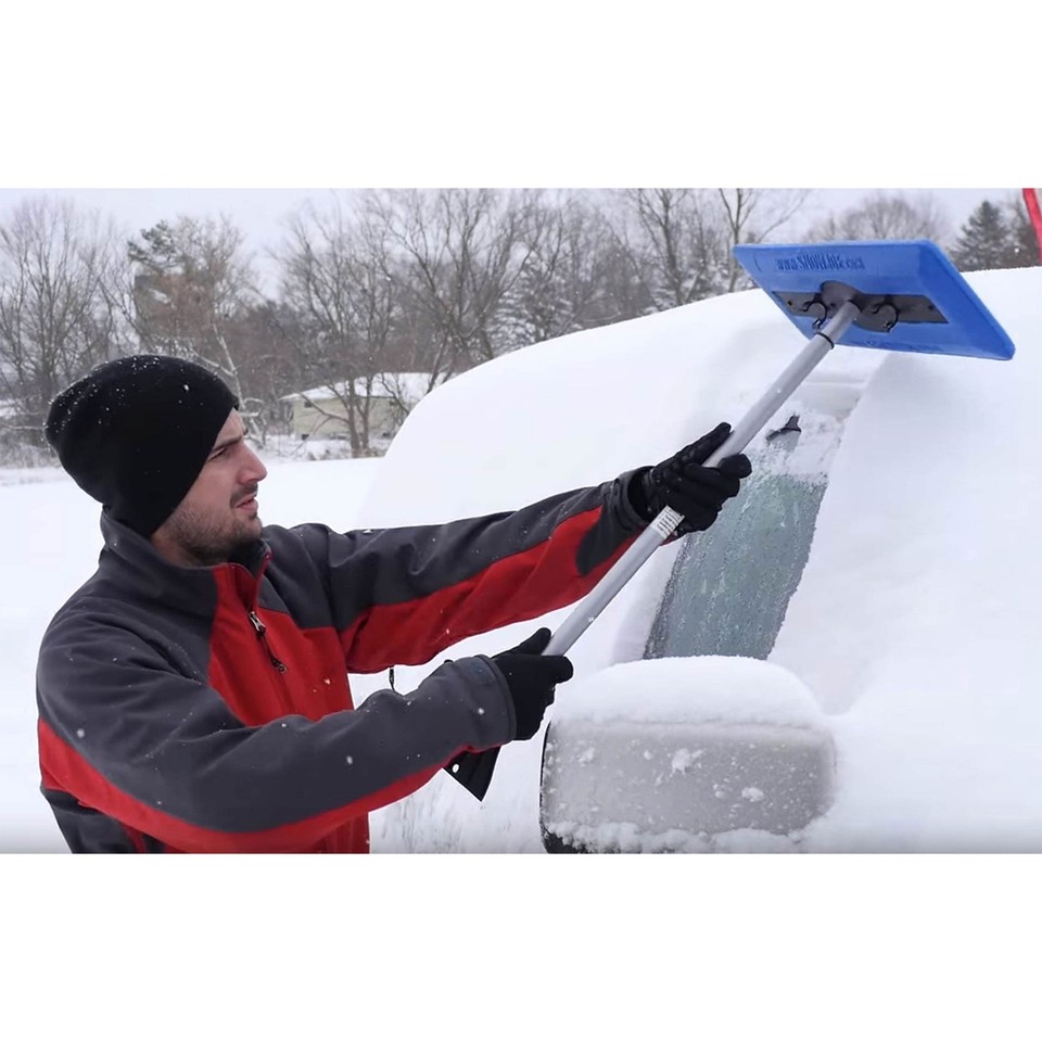 Snow Joe 6 Pack Windshield Ice Scraper, Car Window Snow Removal Broom ...