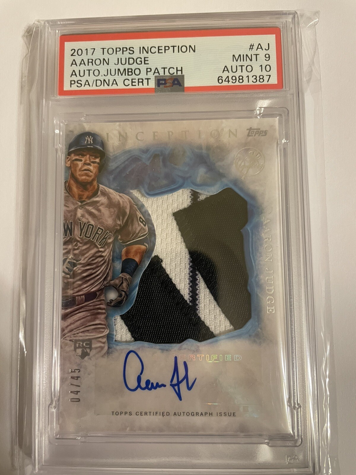 Aaron Judge Autographed Memorabilia | Signed Photo, Jersey ...