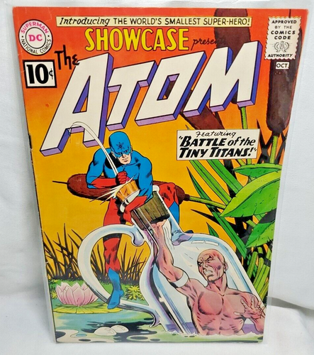 SHOWCASE #34 THE ATOM 1st Appearance 1961 OW/W Silver Age KEY ISSUE | eBay