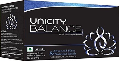 Unicity Balance Advanced Fiber & Nutrient Drink 210g (30 schets 7g each ...