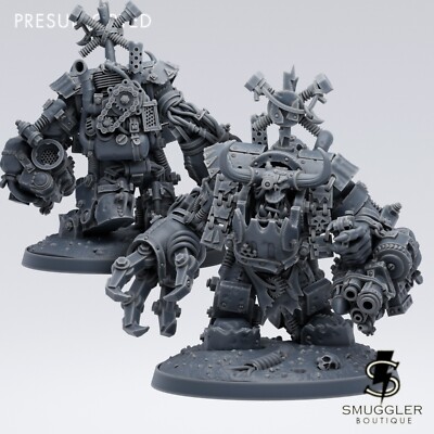 GutKrusha, Ork Heavy Armor Warboss - Ork Warboss Miniature + Custom ...