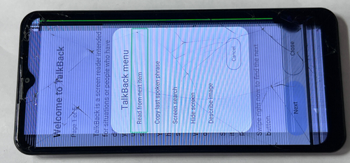 Vortex HD65 4G LTE Android Smart Camera Cell Phone *CRACKED *FOR PARTS ...