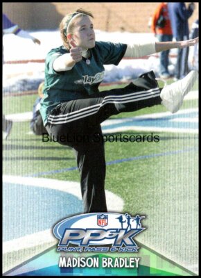 2014 Topps Punt Pass and Kick Champions #3 Madison Bradley | eBay