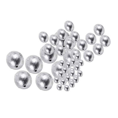 30 Pack Fishing Lead Sinkers Ball Fishing Tackle | eBay Australia