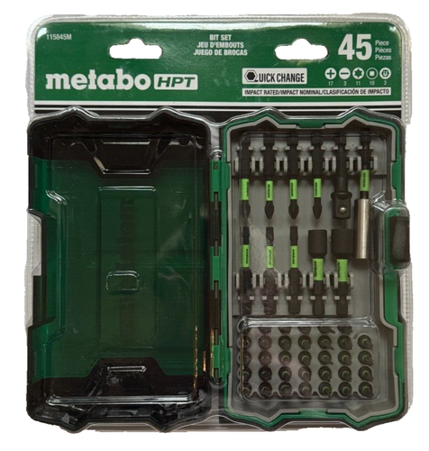 Metabo HTP Impact Driver Bit Set | 45-Piece 115845M | eBay