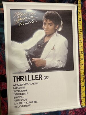Michael Jackson 25 Years Thriller Album Poster 18x 12 Custom Music ...