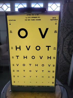 Projectors & Charts - Visual Acuity Chart