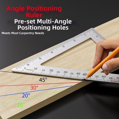 45/90 Set Square Angle Measuring Tool Woodworking Projects Engraved ...